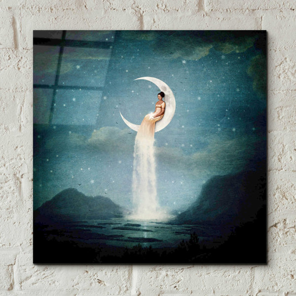 Trinx Epic Art 'Moon River Lady' By Paula Belle Flores, Moon River Lady ...