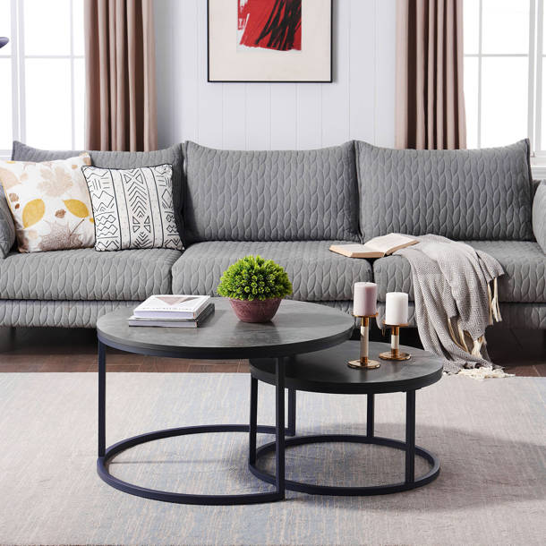 World Menagerie Albin 2 Piece Nest of Tables | Wayfair.co.uk