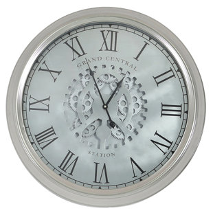 Exposed Gears Wall Clocks You'll Love | Wayfair.co.uk