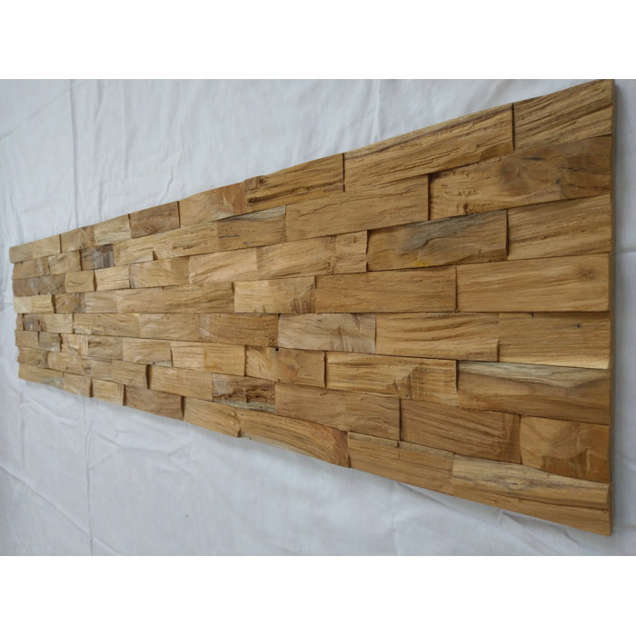 Java Creations Matrix 12" x 48" Reclaimed Engineered Wood Wall Paneling ...