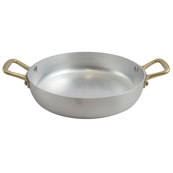 Belfry Kitchen FRYING PAN 2 BRASS HANDLES CM 32 | Wayfair.co.uk