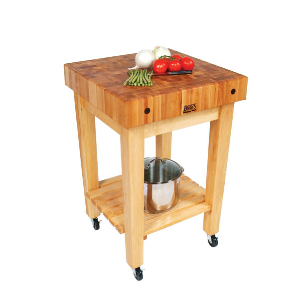John Boos BoosBlock® Prep Table with Butcher Block Top & Reviews | Wayfair