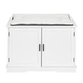 Red Barrel Studio® Ascensin Wood Litter Box Enclosure & Reviews | Wayfair