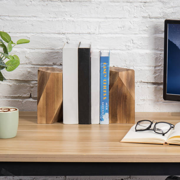 Corrigan Studio® Geometric Bookends & Reviews | Wayfair