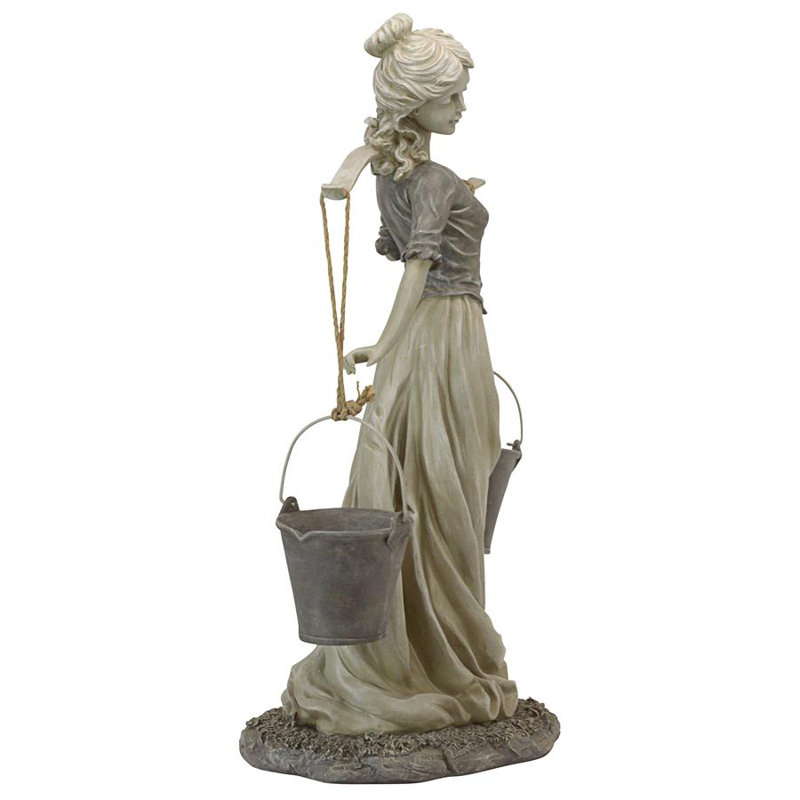 Design Toscano Magdalene the Danish Milkmaid Statue & Reviews | Wayfair