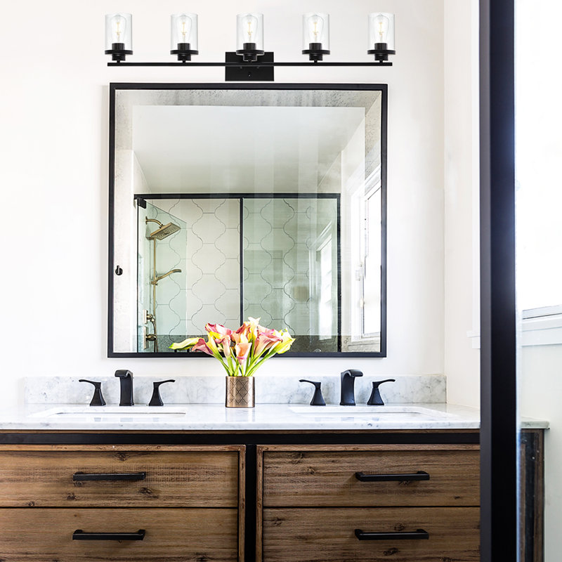 Greyleigh™ Charlbury 5 - Light Dimmable Vanity Light & Reviews | Wayfair