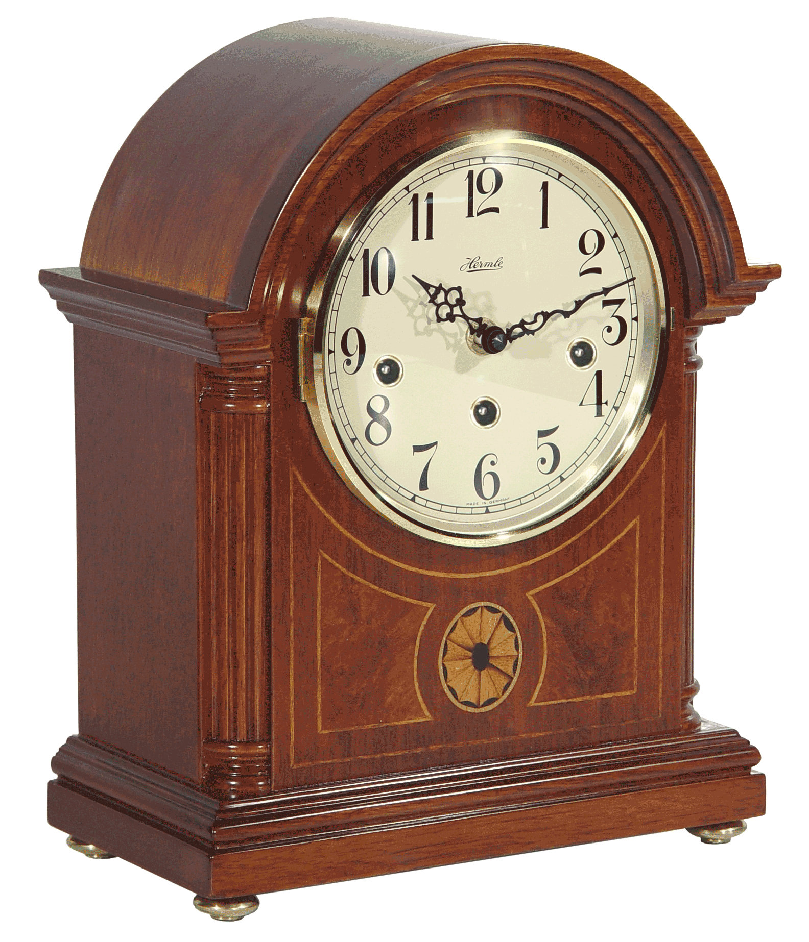 Hermle Clocks Mahogany Mechanical Analog Tabletop Clock | Perigold