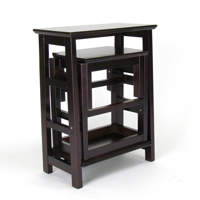 WFX Utility™ 3-Step Wood Retractable Step Stool with 200 lb. Load ...