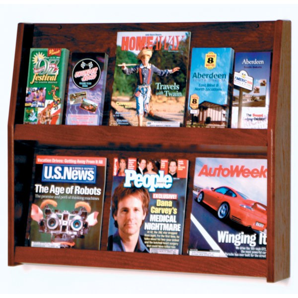 Wooden Mallet 6 Magazine / 12 Brochure Wall Display & Reviews | Wayfair
