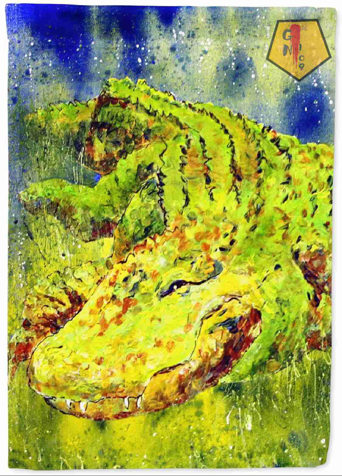 GN109 Alligator Flag Garden, Small, Multicolor | Wayfair