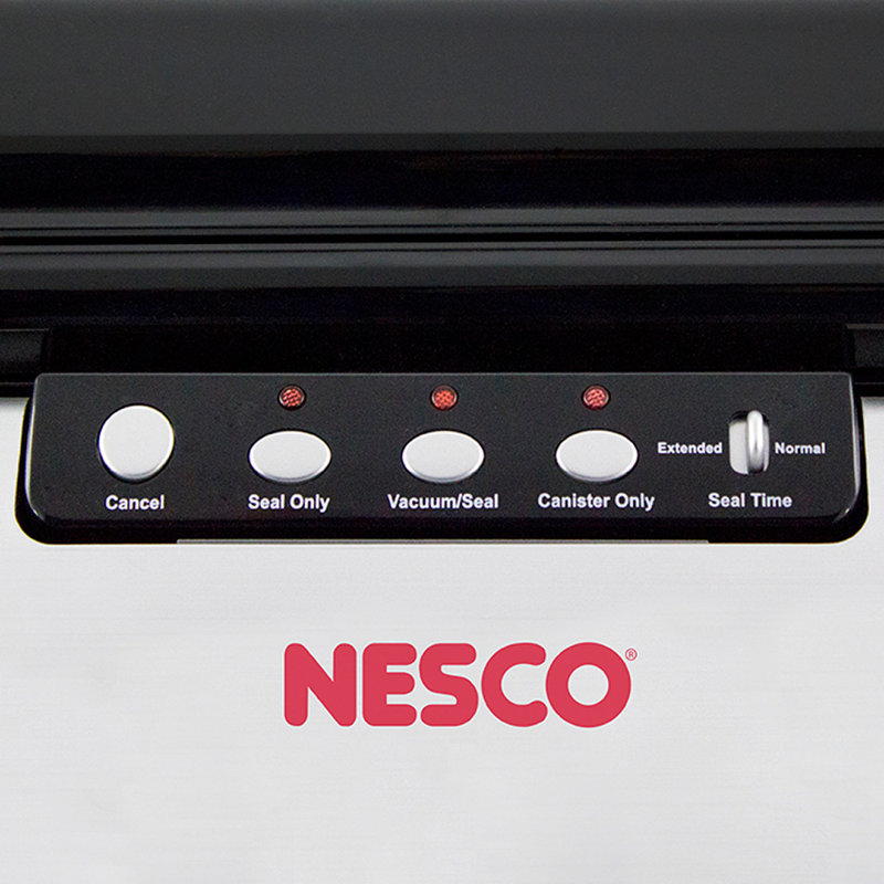 Nesco Food Sealer with Roll Storage and Bag Cutter & Reviews | Wayfair
