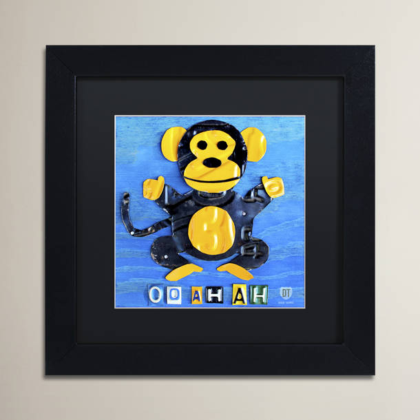 Zoomie Kids Odessa Oo Ah Ah The Monkey by Design Turnpike Canvas Art ...