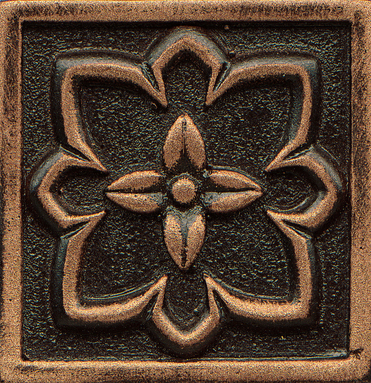 Bedrosians Ambiance Insert Romanesque 2" x 2" Resin Tile | Wayfair