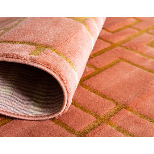 MarilynMonroe Glam Light Coral Rug & Reviews | Wayfair