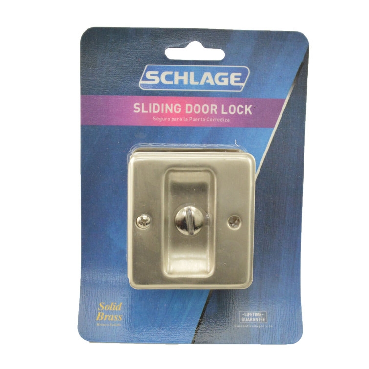 Schlage Privacy Sliding Door Lock | Wayfair