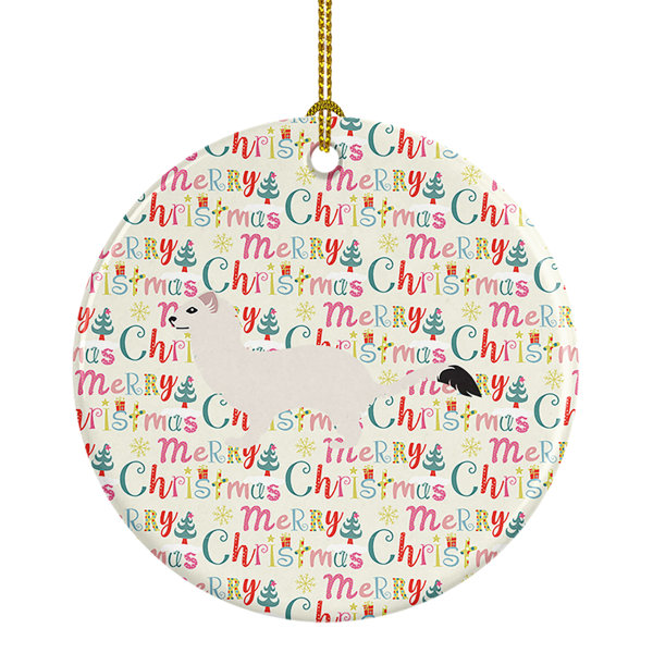 The Holiday Aisle® Stoat Short-Tailed Weasel Hanging Figurine Ornament ...