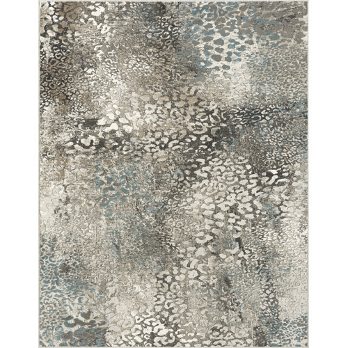 N Natori Performance Gray Rug | Wayfair