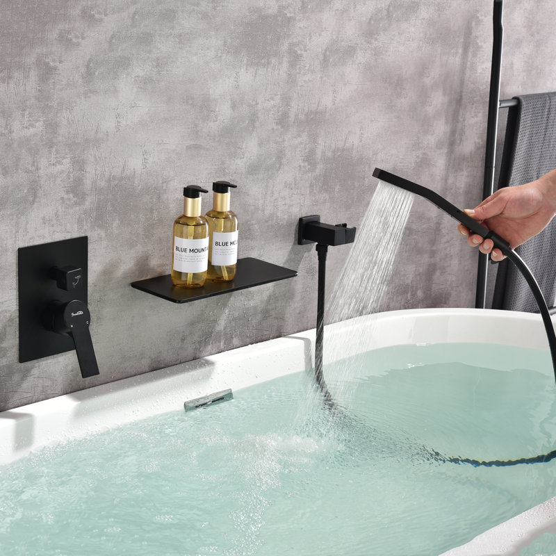 SHAMANDA Waterfall Wall Mounted Bathtub Faucet & Reviews | Wayfair