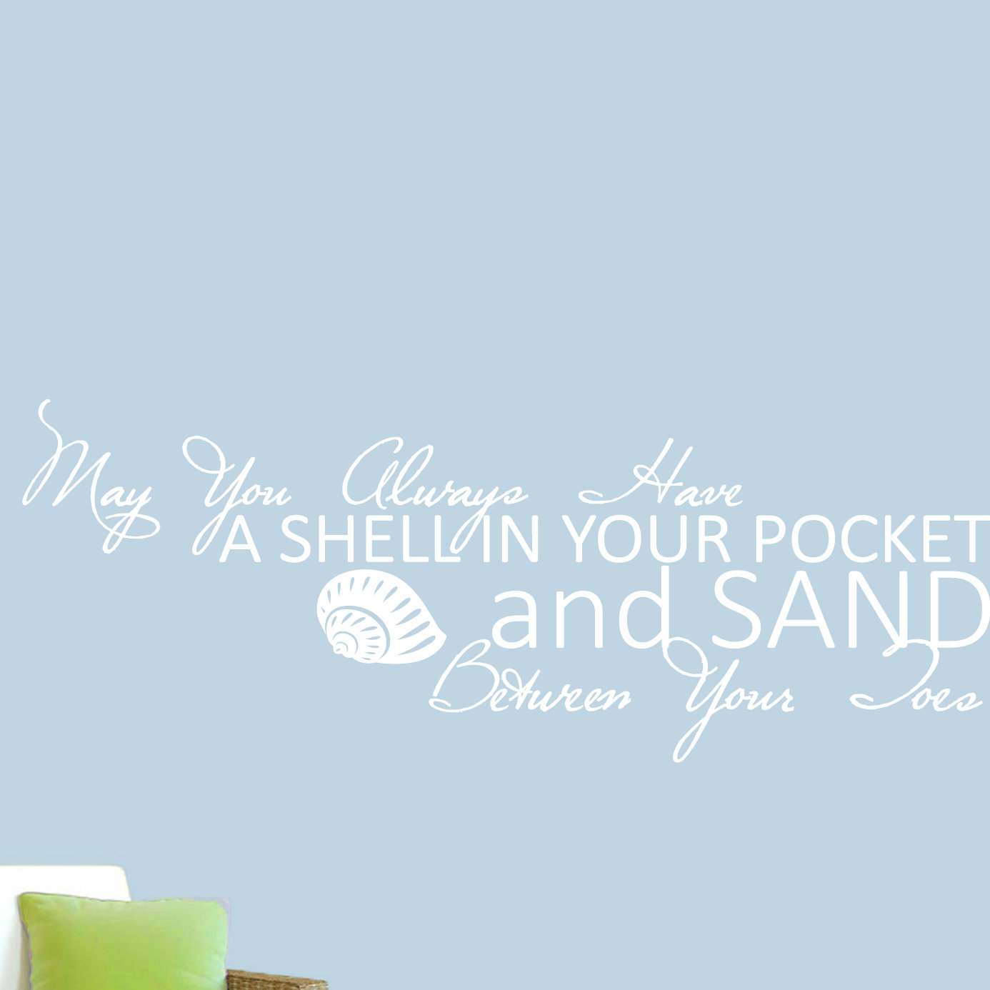 Highland Dunes Riyan A Shell In Your Pocket Wall Decal & Reviews | Wayfair