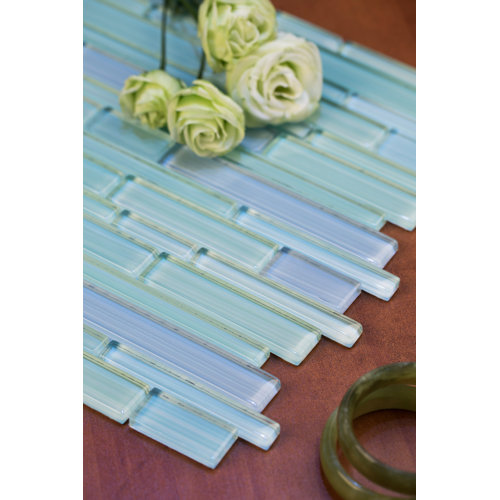 Mirrella Mahi Glass Linear Mosaic Wall & Floor Tile & Reviews | Wayfair
