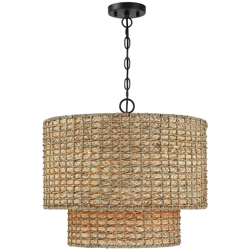 Bay Isle Home Stutz 4 - Light Rattan Dimmable Chandelier & Reviews ...