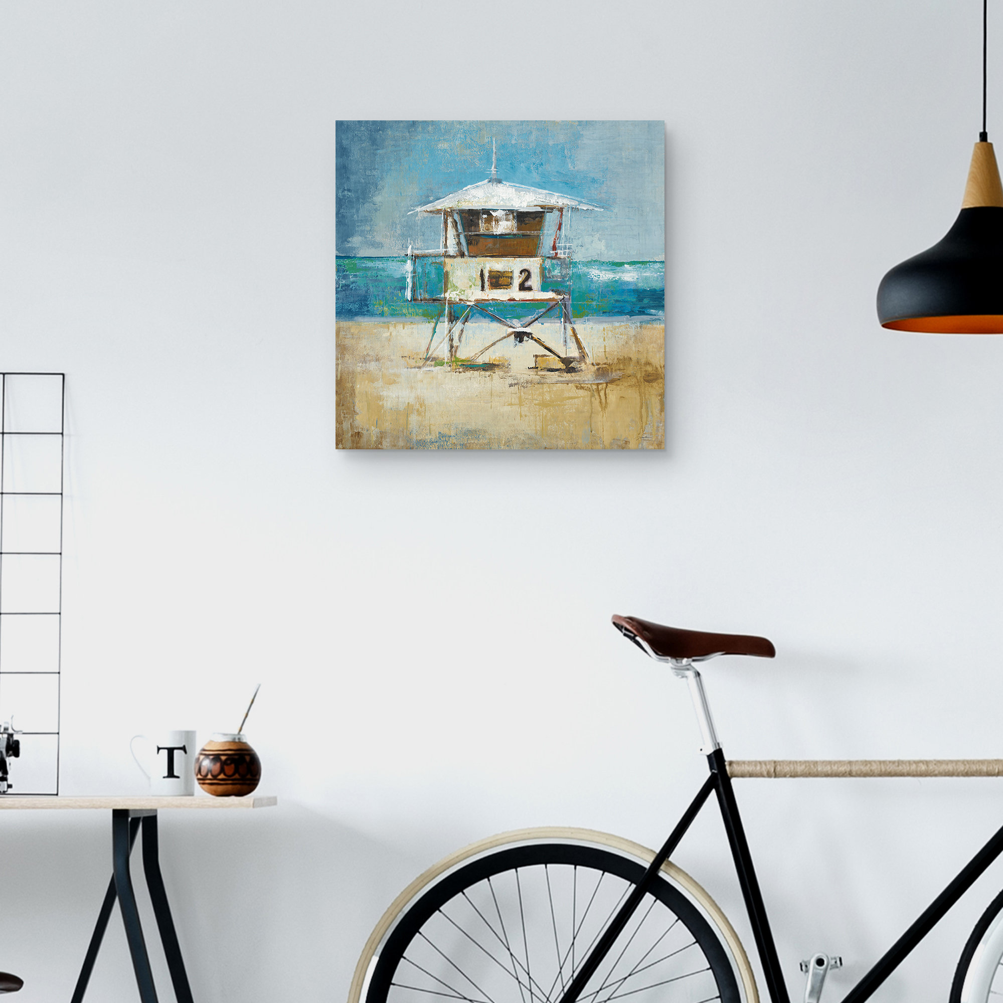 Longshore Tides Lifeguard Tower - Wrapped Canvas Print Set | Wayfair