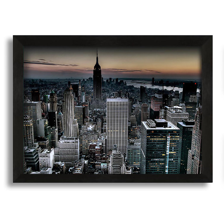 Brayden Studio Across New York - Picture Frame Photograph on Canvas ...