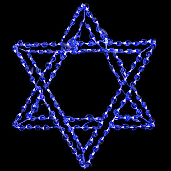 The Holiday Aisle® Star of David Lighted Display | Wayfair