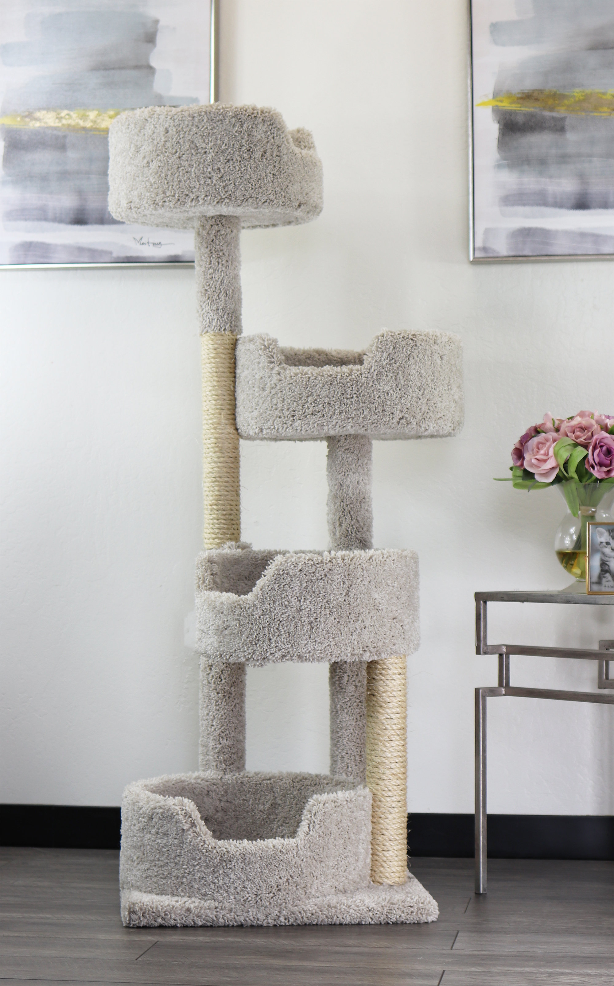 New Cat Condos 55" Cat Condo & Reviews | Wayfair