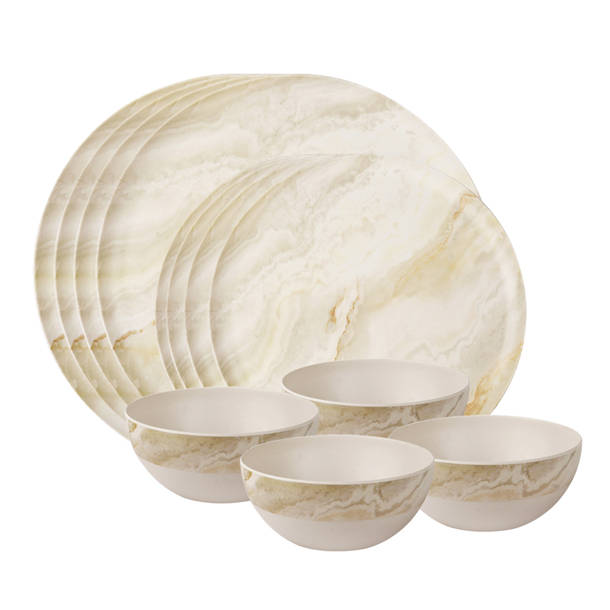 Martha Stewart Melamine Dinnerware Set - Service for 4 | Wayfair