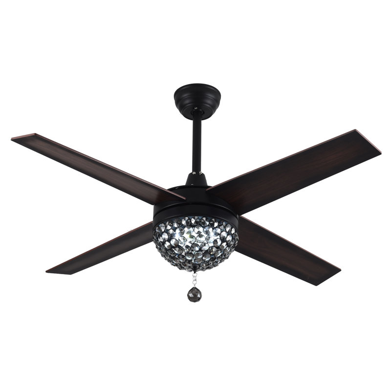 House of Hampton® Aalin Ceiling Fan with LED Lights & Reviews | Wayfair