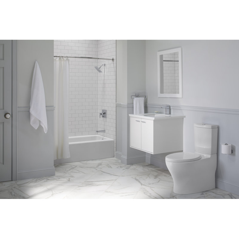 Kohler Bellwether® 60" x 30.25" Alcove Soaking Cast Iron Bathtub ...