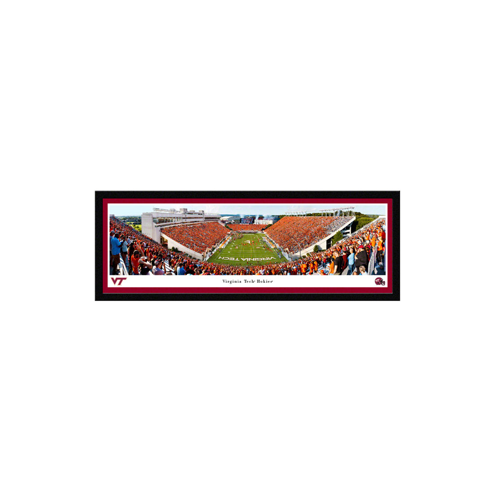 BlakewayPanoramas Virginia Tech Football Panoramic Print | Wayfair