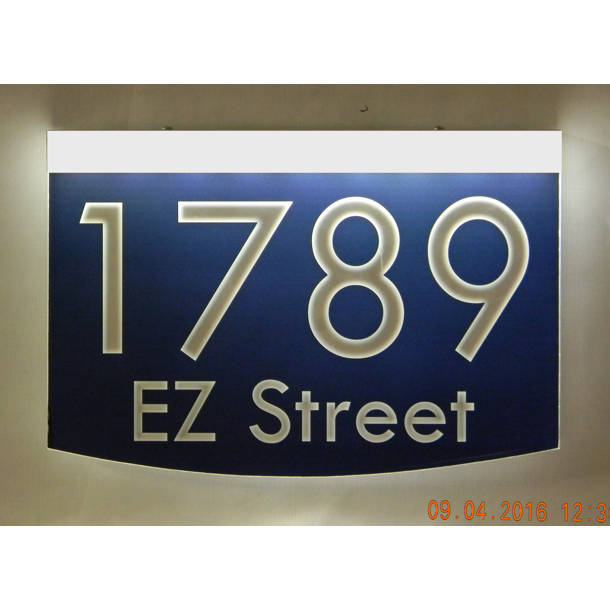 EZStreetSigns 2-Line Lawn Address Sign & Reviews | Wayfair