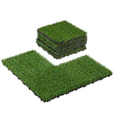 Yaheetech 12" x 12" Artificial Grass Turf Panels & Reviews | Wayfair
