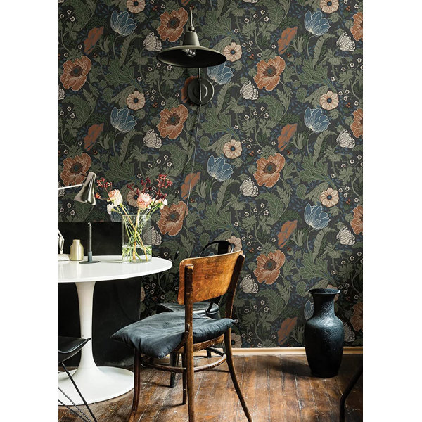 Red Barrel Studio® Floral Wallpaper | Wayfair