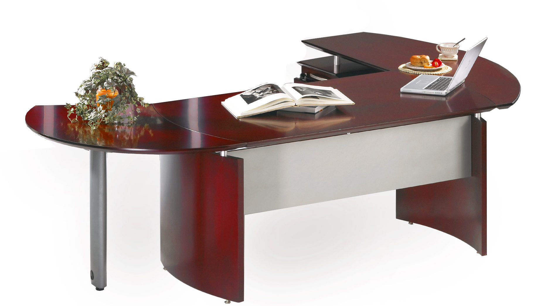 Safco Products Napoli 2 Piece U-Shape Computer Desk Office Set | Wayfair