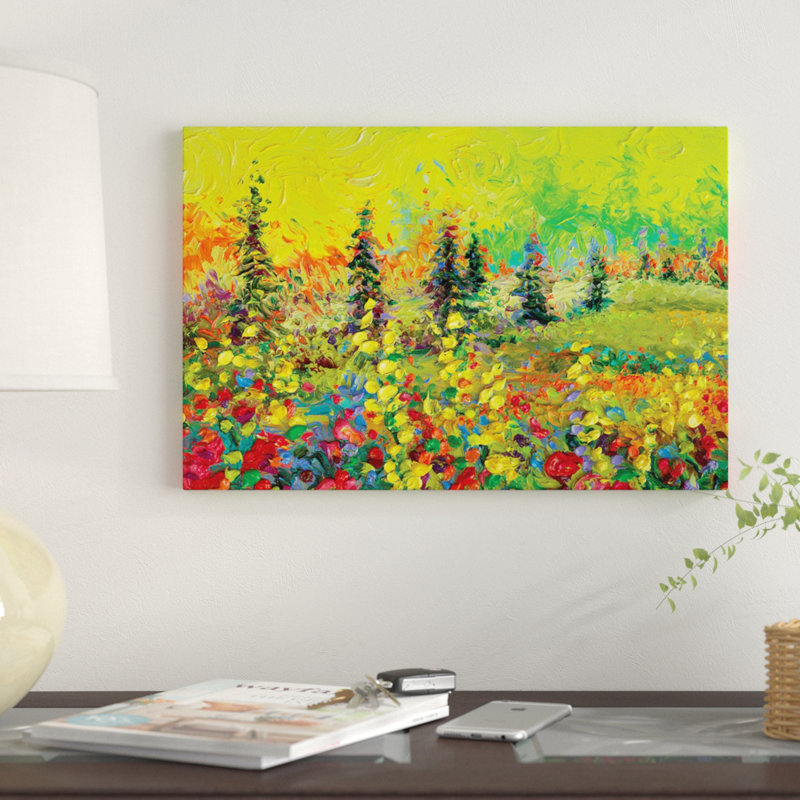 East Urban Home Above The Tree Line by Iris Scott - Floater Frame ...