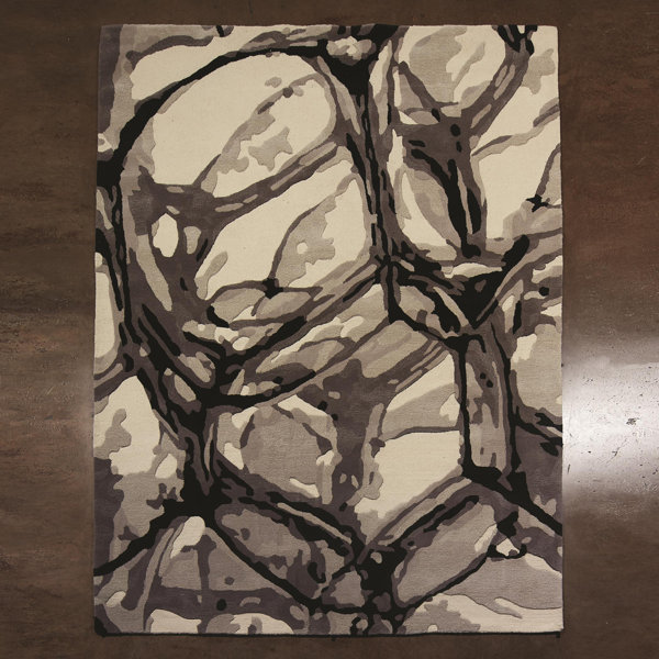 Global Views Eyes On The World Rug-Ivory/Black | Wayfair