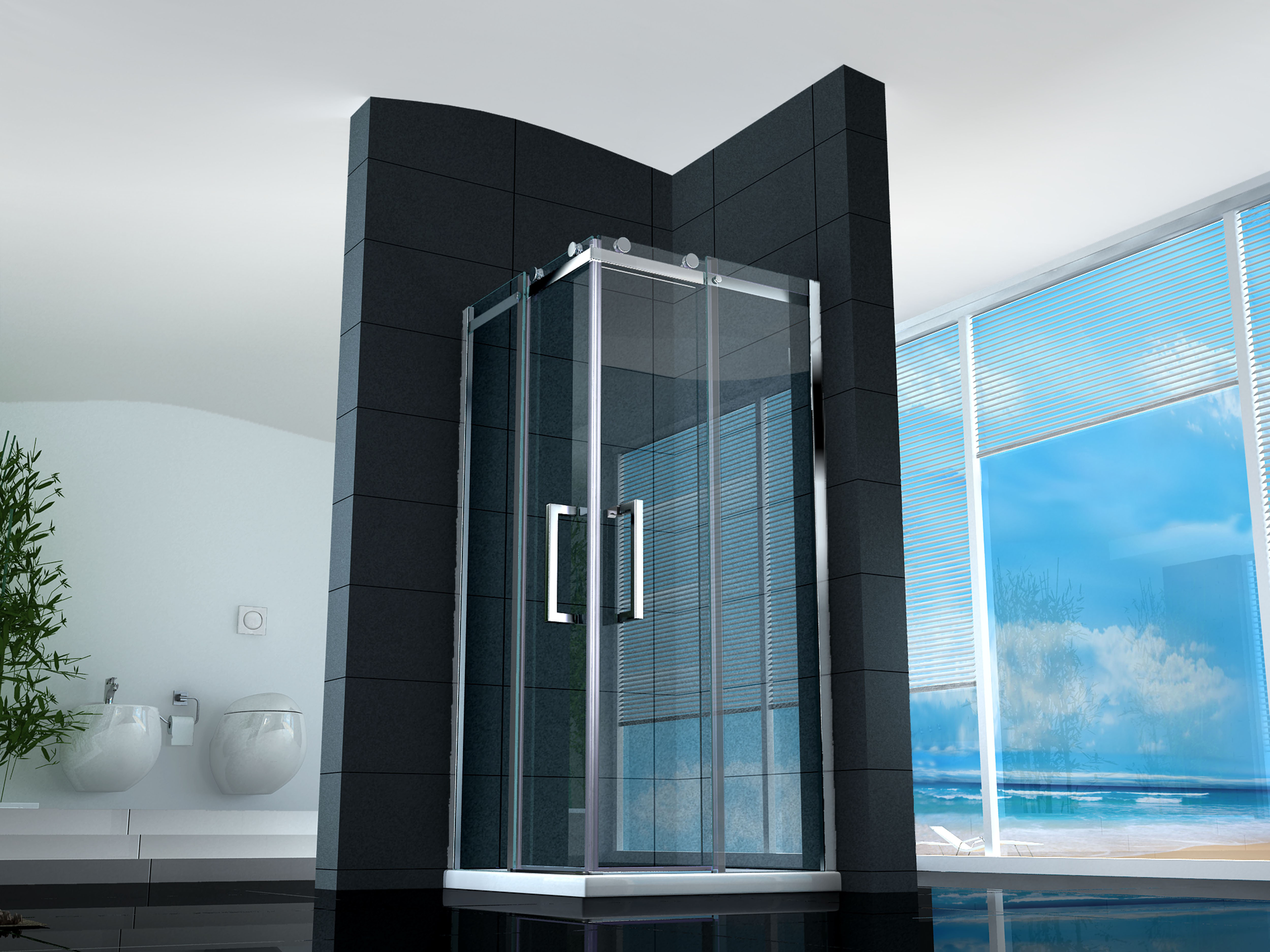 Belfry Bathroom Nesbit Rectangular Shower Enclosure | Wayfair.co.uk