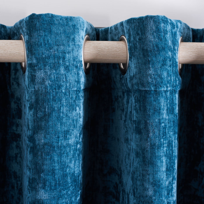 Etta Avenue™ Jeremiah Polyester Room Darkening Curtain Panel & Reviews ...