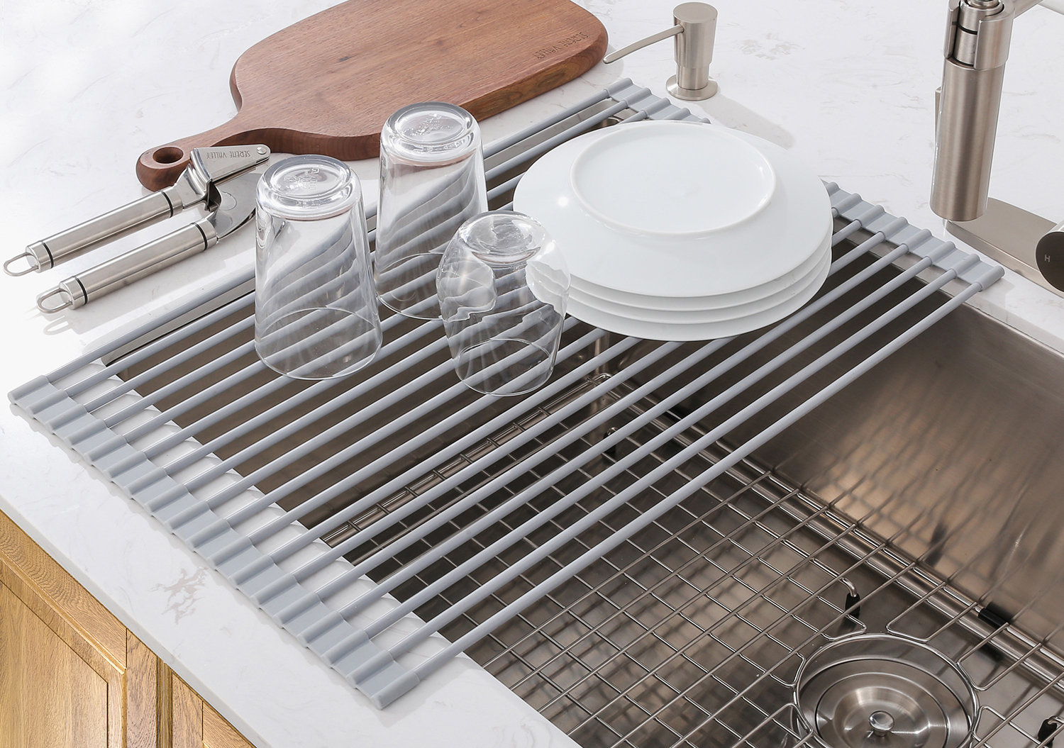 Serene Valley Silicone Over the Sink Dish Rack & Reviews | Wayfair
