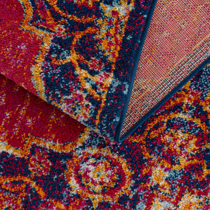 Bungalow Rose Rummond Performance Red Rug & Reviews | Wayfair