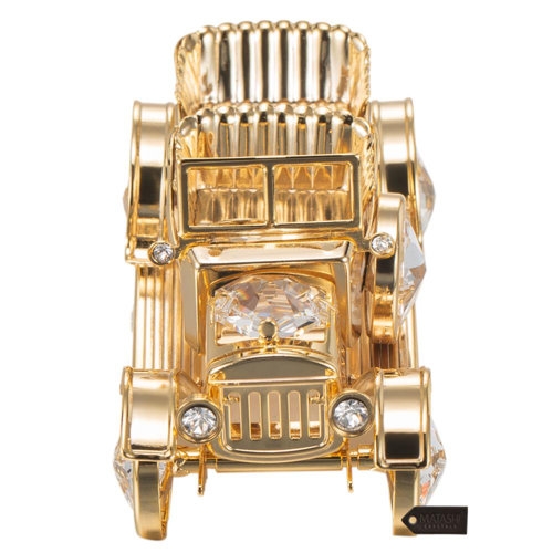 The Holiday Aisle® Hersh Plated Crystal Studded Car Ornament | Wayfair