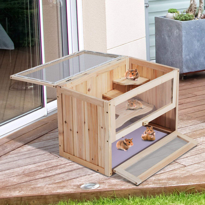 Archie & Oscar Alisa Weather Resistant Modular Habitat with Ramp ...