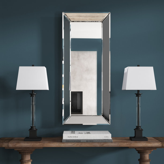 House of Hampton® Daesha Rectangle Glass Wall Mirror & Reviews | Wayfair