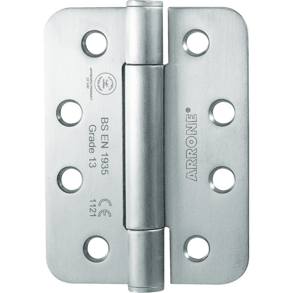ARRONE 10.2cm H x 7.6cm W Spring Single Door Hinge | Wayfair.co.uk