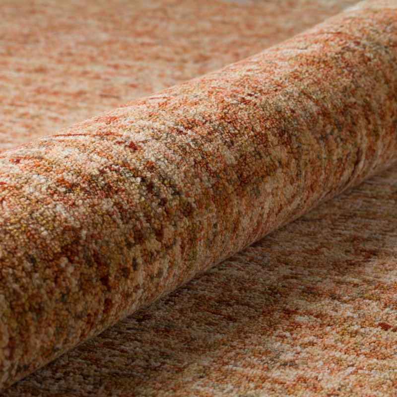 Latitude Run® Gilboa Handmade Wool Sunset Rug & Reviews | Wayfair