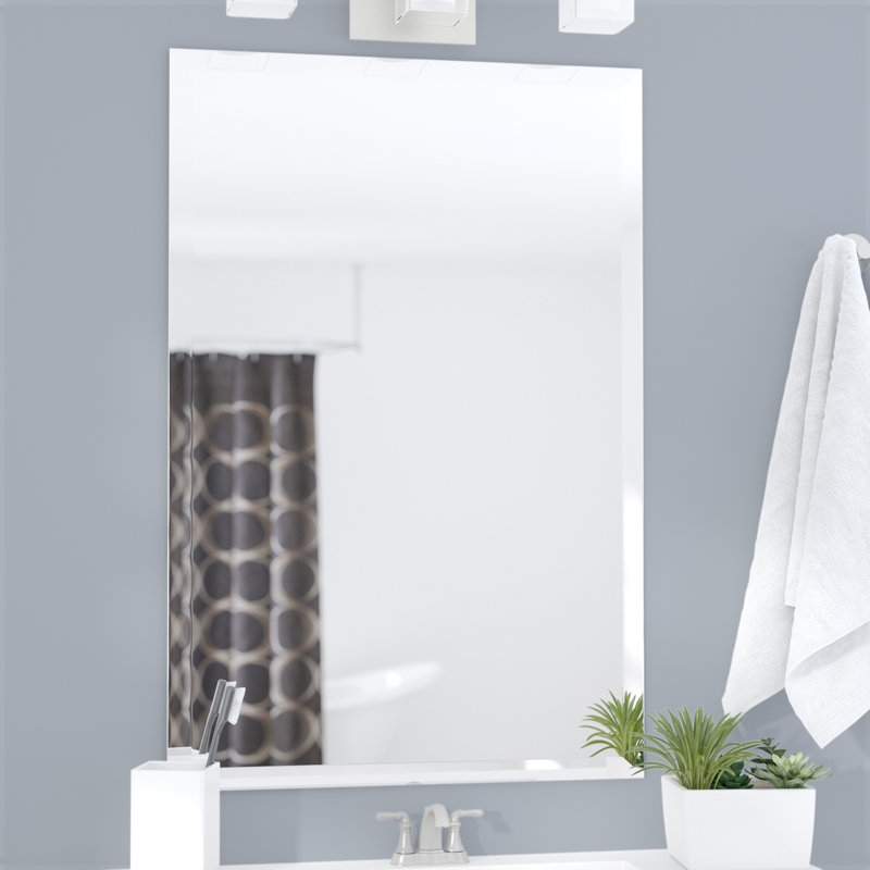 Zipcode Design™ Argent Rectangle Wall Mirror & Reviews | Wayfair