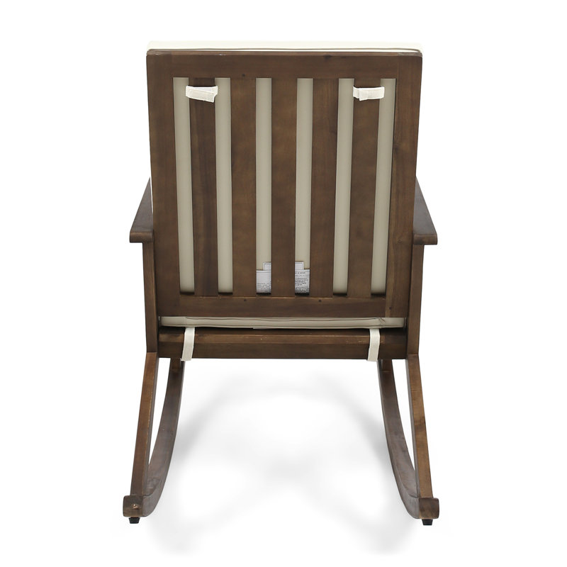 Union Rustic Acacia Outdoor Rocking Chair & Reviews | Wayfair